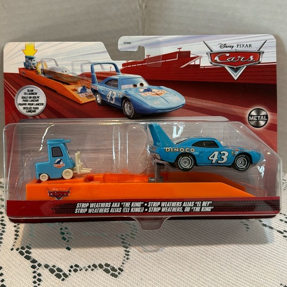 Disney | Toys | Disney Pixar Cars Strip Weathers Aka The King Launcher ...